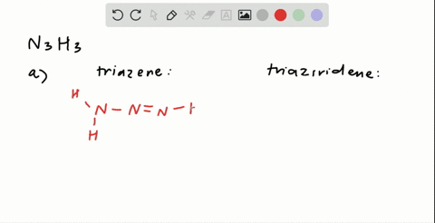SOLVED:Two compounds have the molecular formula N3 H3. One of the ...