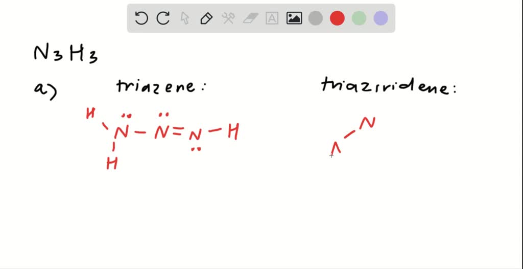 SOLVED:Two compounds have the molecular formula N3 H3 . One of the ...