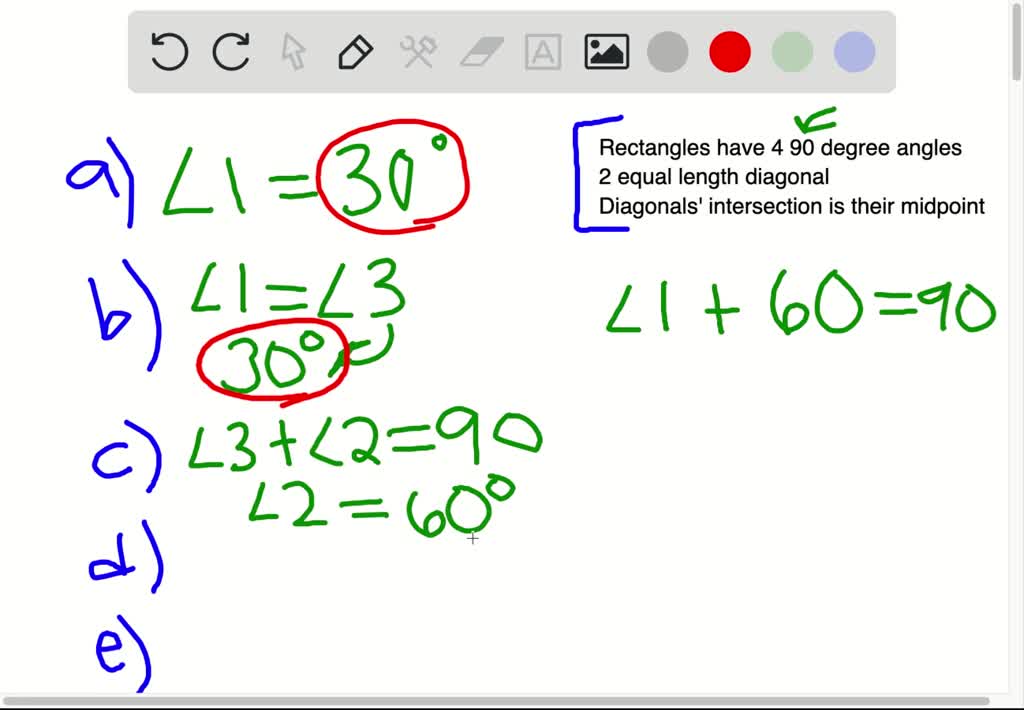 Place the corner of a sheet of paper or a file card on the angles of ...