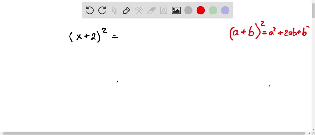Multiply using the rules for the square of a binomial. (x+2)^2 | Numerade