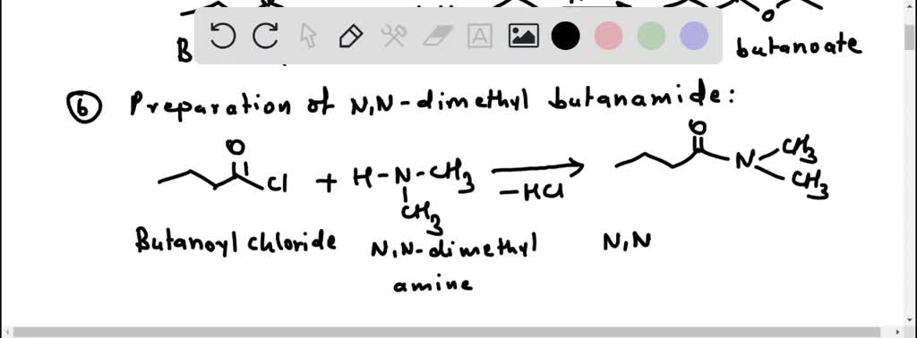 SOLVED:Prepare the following compounds from butanoyl chloride. (a) (b ...