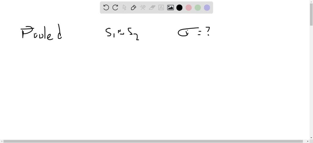 SOLVED For The Approximate Two sample T Test Described In ion 9 2 