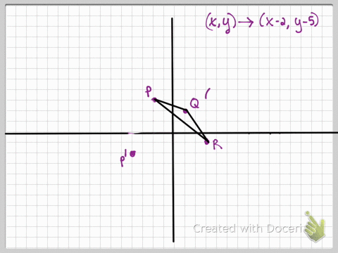SOLVED:In Exercises 17-20, graph PQR with vertices P(I 2,3), Q(1,2), and R(3, 1) and its image ...
