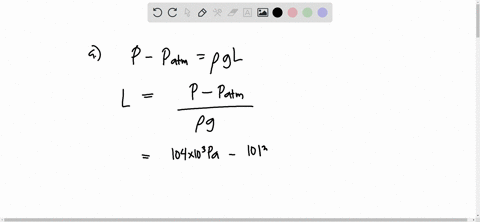 SOLVED:Consider the arrangement of manometers shown in Fig. P3.55. If ...