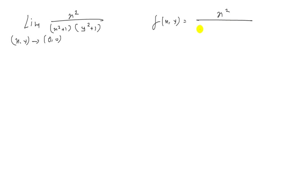 SOLVED:Find the limit (if it exists). If the limit does not exist ...