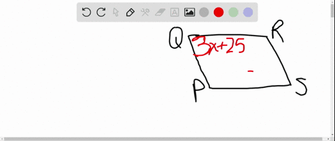 SOLVED:What is the value of x in P Q R S ? (A) 15 (C)O 30 (B) 20 (C) 30 (D) 70 (GRAPH CANT COPY)