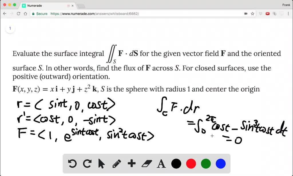 Solved Evaluate The Surface Integral Displaystyl…
