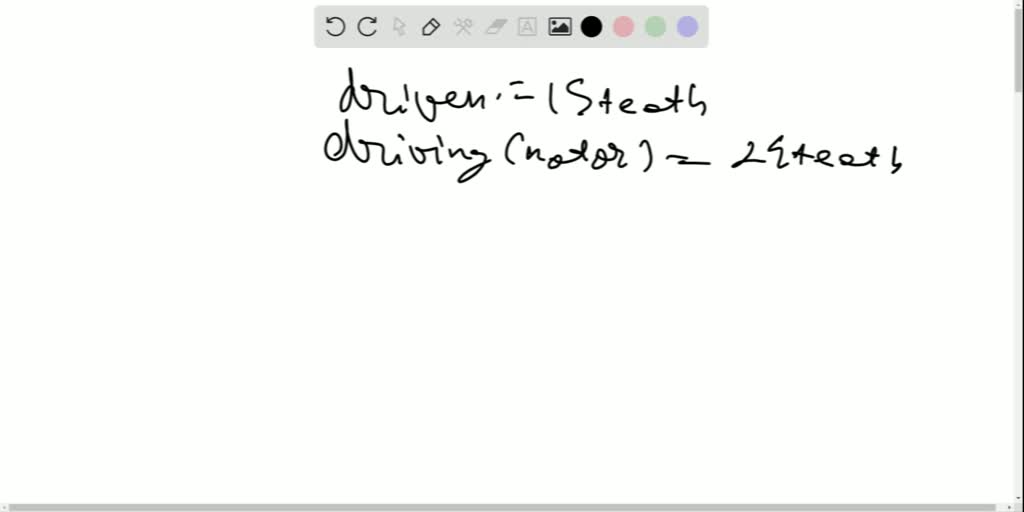 SOLVED:A gearset with full-depth teeth is designed to have a gear ratio ...