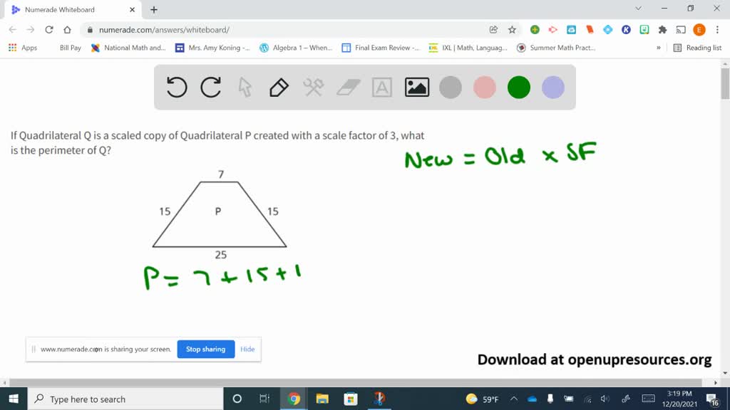SOLVED 4 If Quadritateral Q Is A Scaled Copy Of Quadrilateral P 
