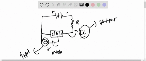 A three-wire solid-state sensor with a PNP transistor is wired to a ...