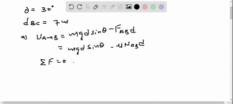 SOLVED: Packages are thrown down an incline at A with a velocity of 1 m ...