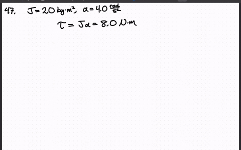 SOLVED:An object's moment of inertia is 2.0 kg ·m^2 . Its angular velocity is increasing at the ...