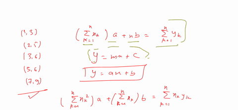 SOLVED:Draw a "best-fit" line for each set of points. A best-fit line ...