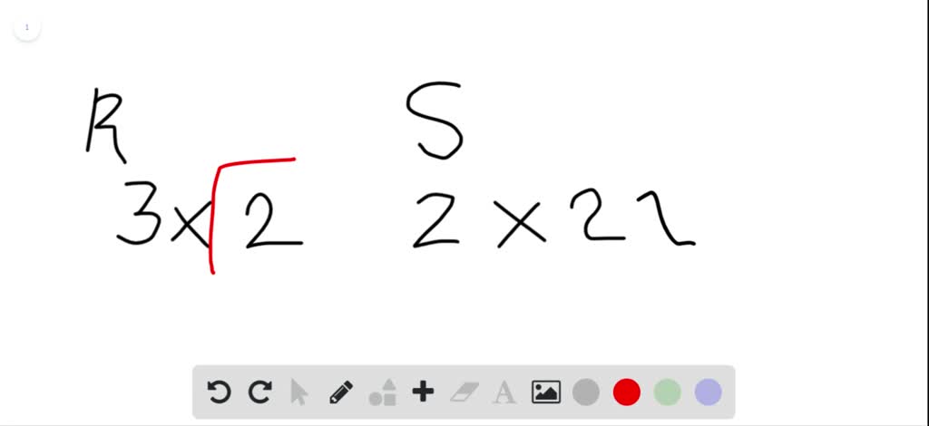 SOLVED:Determine whether each matrix product is defined. If so, state the dimensions of the ...