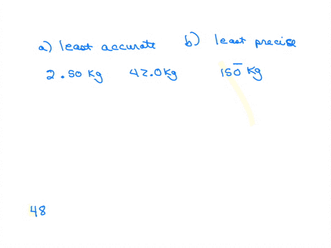 ⏩SOLVED:In each set of measurements, find the measurement that is ...