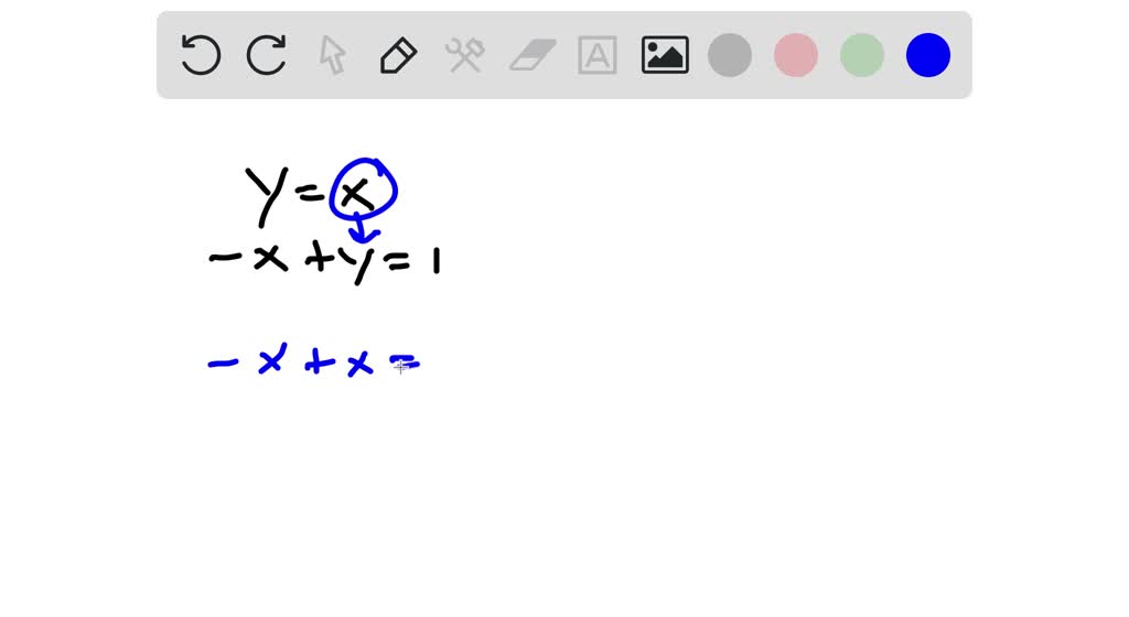 ⏩SOLVED:Solve using any method. |y=x-x+y=1 | Numerade ⏩SOLVED:Solve using any method. |y=x-x+y=1 | Numerade