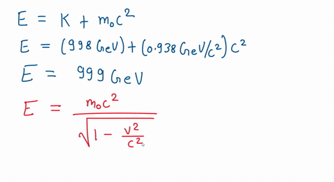 SOLVED:(II) What magnetic field B is needed to keep 998 -GeV protons ...