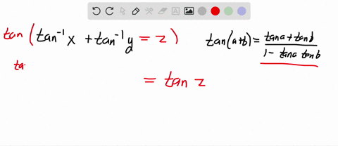 SOLVED:(a) Prove that tan(x+y)=(tanx+tany)/(1-tanx tany) provided that ...