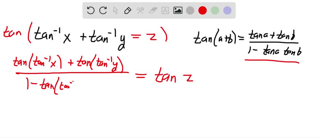 SOLVED:(a) Prove that tan(x+y)=(tanx+tany)/(1-tanx tany) provided that ...