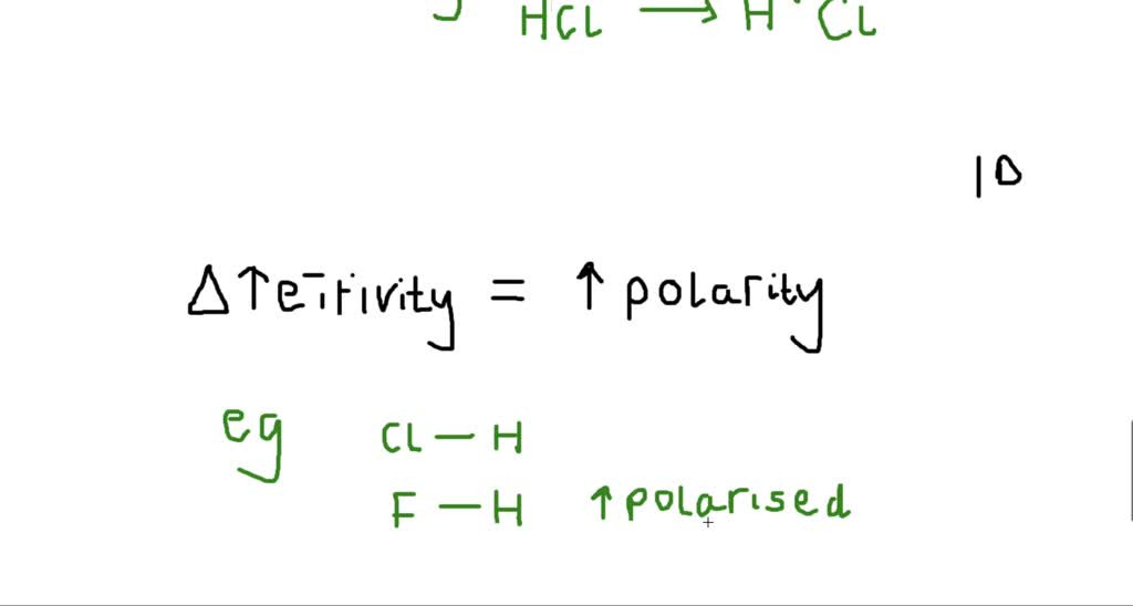 SOLVED:What factor determines the relative level of polarity of a polar ...