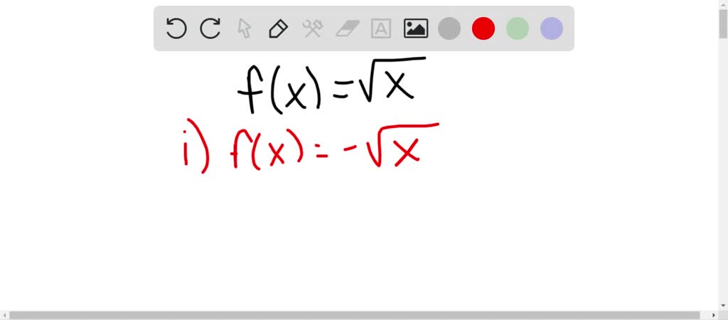 SOLVED:For the following exercises, write a formula for the function g that results when the ...