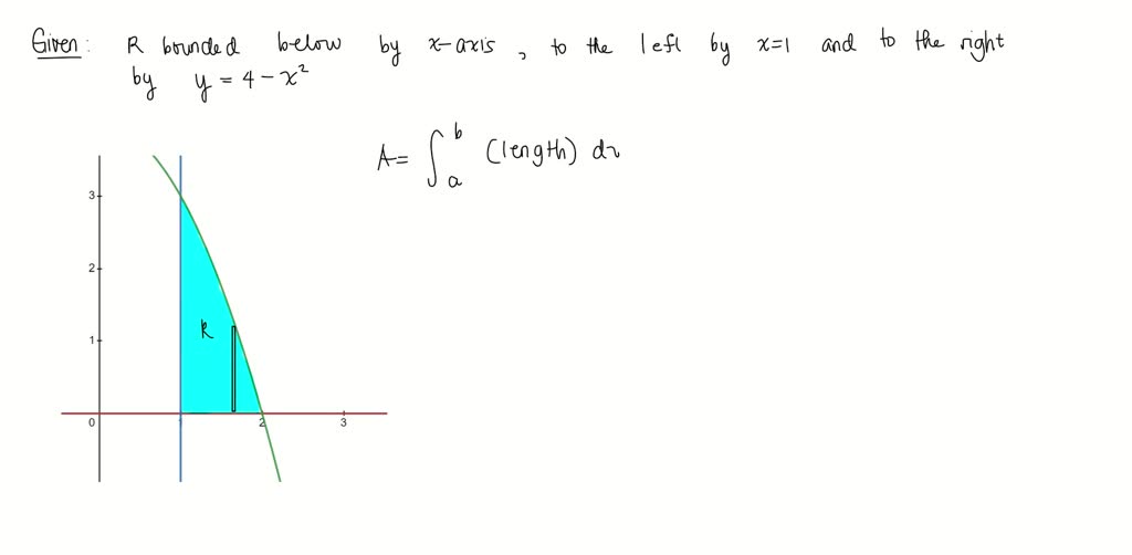 SOLVED:The region above the x axis and to the right of the line x=1 ...