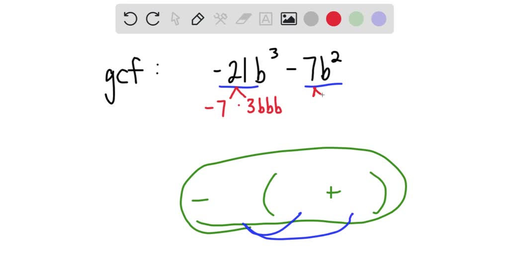 Factor out all common monomials first (including -1 if the leading ...