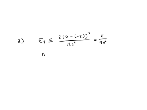 ⏩SOLVED:Estimate the minimum number of subintervals needed to… | Numerade