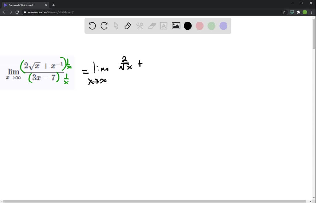 SOLVED:Divide numerator and denominator by the highest power of x in ... SOLVED:Divide numerator and denominator by the highest power of x in ...