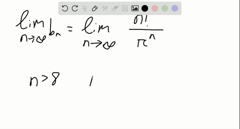 SOLVED:Use the appropriate limit laws and theorems to determine the limit of the sequence or ...
