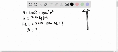 SOLVED:A steel cable 3.00 cm^2 in cross-sectional area has a mass of 2. ...
