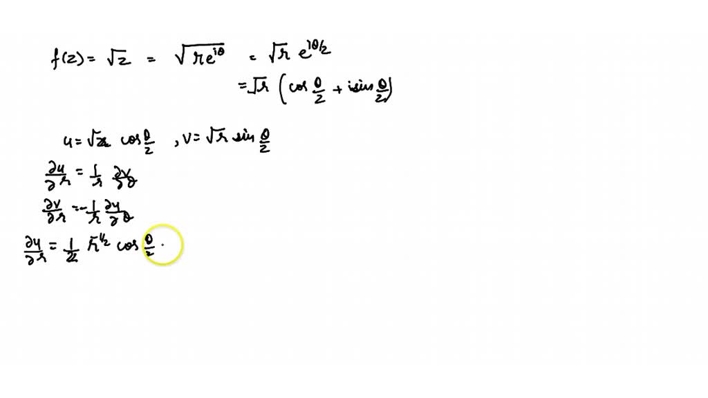 ⏩SOLVED:Use the Cauchy-Riemann conditions to find out whether the… | Numerade