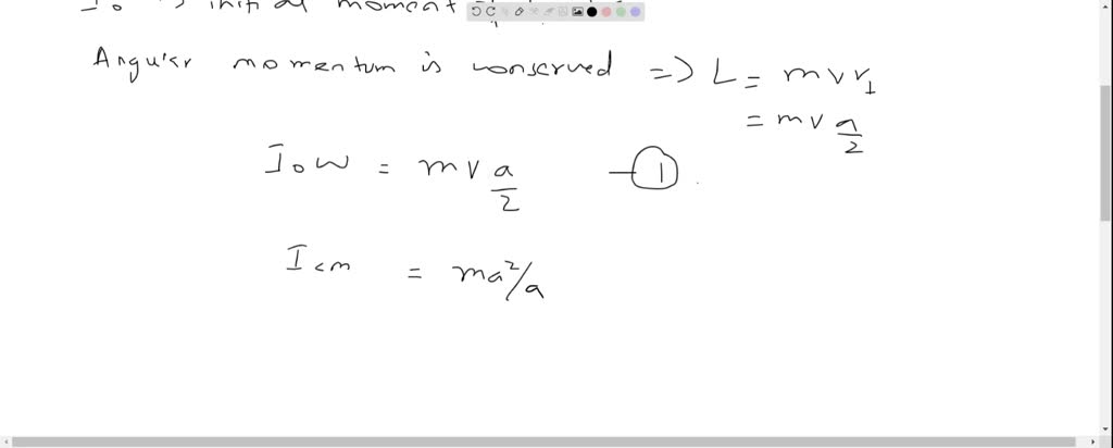 SOLVED:A cubical block of side a is moving with velocity V on a horizontal smooth plane as shown ...