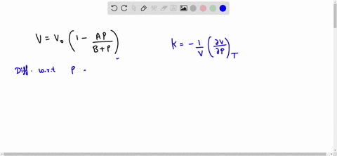 SOLVED:Generally, volume expansivity βand isothermal compressibility ...
