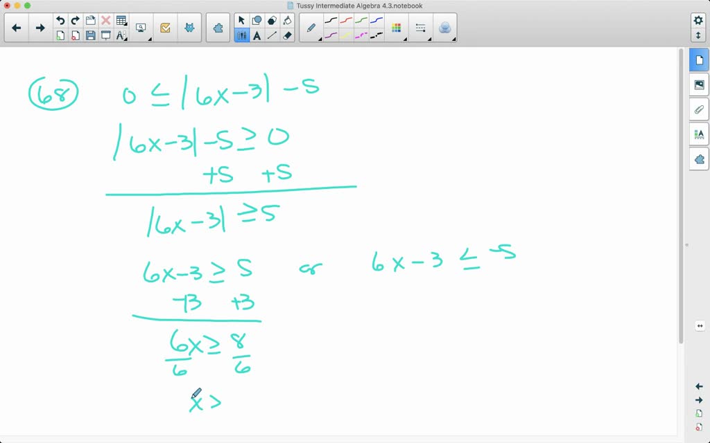 Solvedsolve Each Inequality Graph The Solution Set And Write It Using Interval Notation See