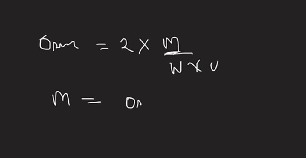 SOLVED:An isotonic solution must be approximately 0.30 osmol / L. How ...
