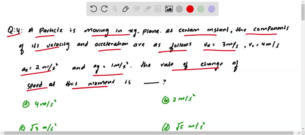 SOLVED:A particle moving at uniform velocity in sea-level standard air ...