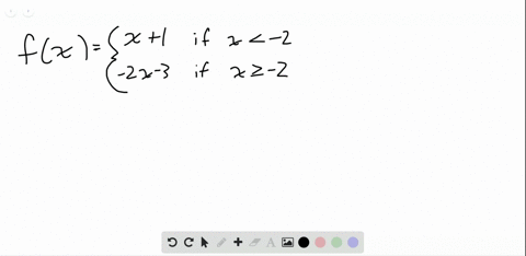 SOLVED:For the following exercises, sketch a graph of the piecewise function. Write the domain ...