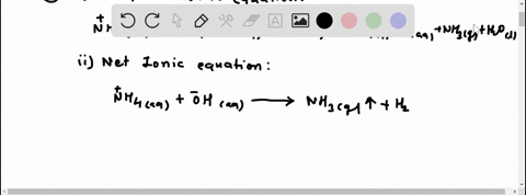 SOLVED:Predict the products of each reaction and write balanced complete ionic and net ionic ...