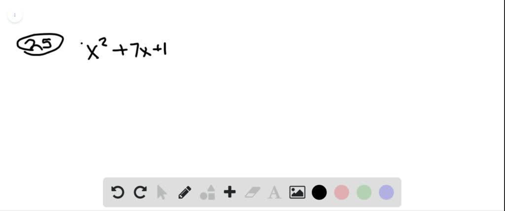 SOLVED:The following is a list of random factoring problems. Factor each expression. If an ...
