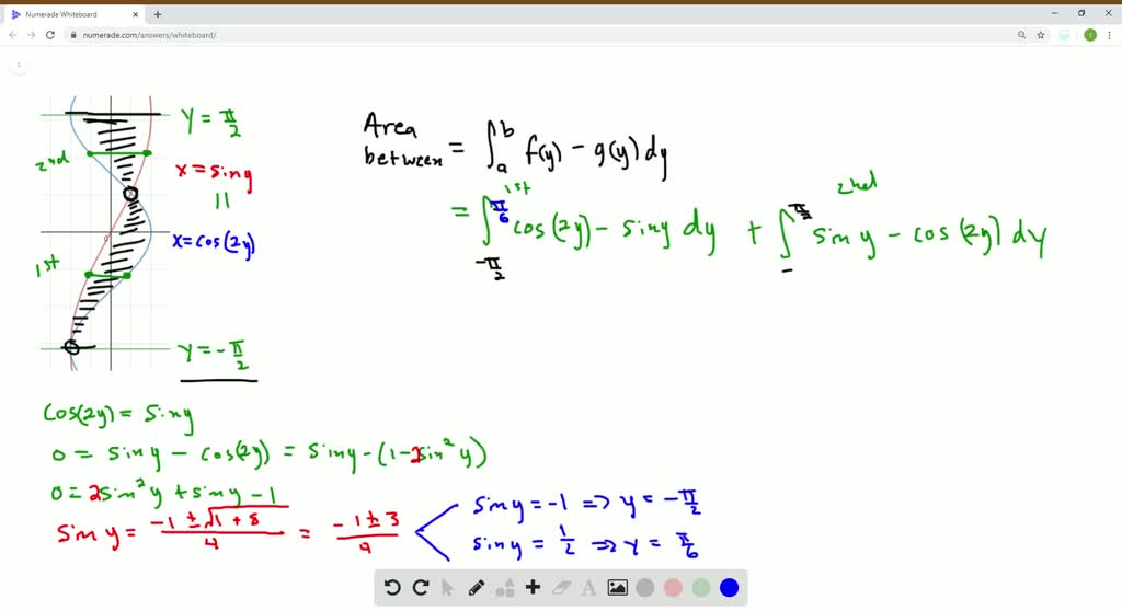 SOLVED:For the following exercises, graph the equations and shade the ...