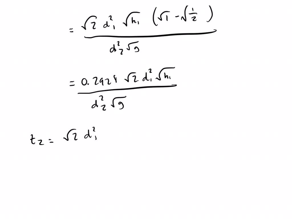 SOLVED:When the drain plug is pulled, water flows from a hole in the ...