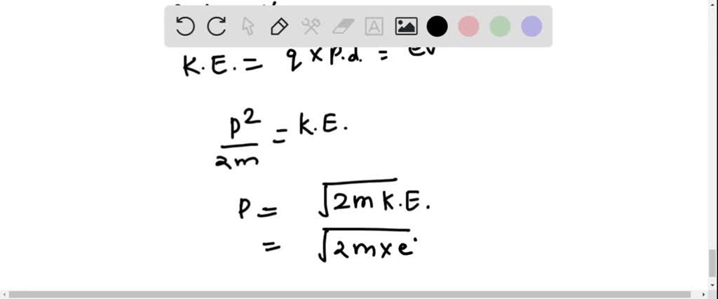 Solved The Mass Of An Electron Is M Its Charge Is E And It Is