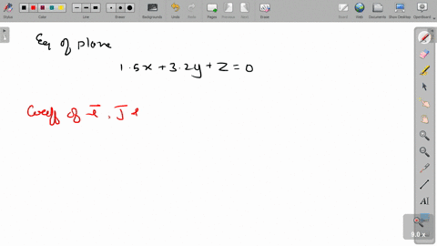 SOLVED:Find a normal vector to the plane. 1.5 x+3.2 y+z=0