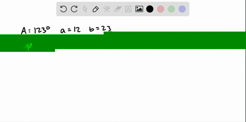 SOLVED:Determine whether each triangle has no solution, one solution, or two solutions. Then ...