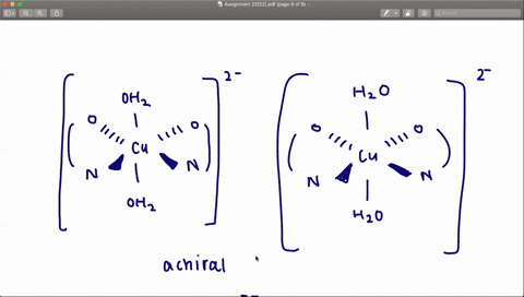 SOLVED:A Draw structures for the five possible geometric isomers of Cu ...