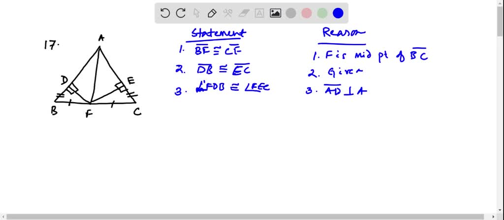 SOLVED:Remember, the equidistance theorems will help you write a concise proof. (FIGURE CAN'T ...