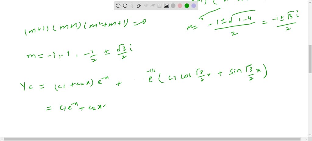 SOLVED:For each of the differential equations in exercise set up the ...