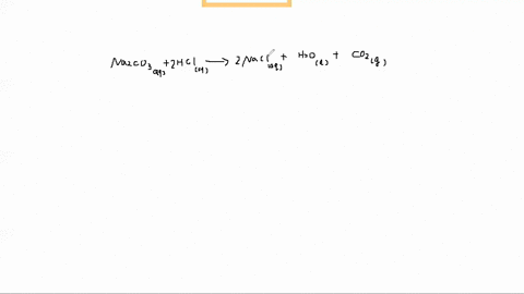 SOLVED:When aqueous sodium carbonate, Na2 CO3, is treated with dilute ...