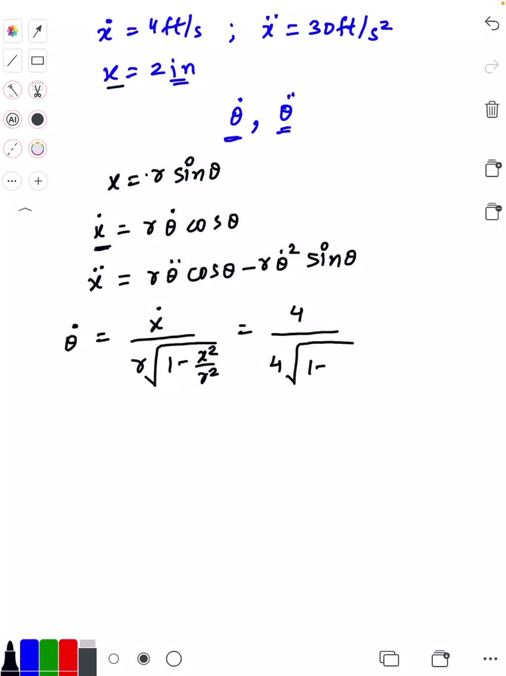 ⏩SOLVED:Rotation of the arm O P is controlled by the horizontal… | Numerade